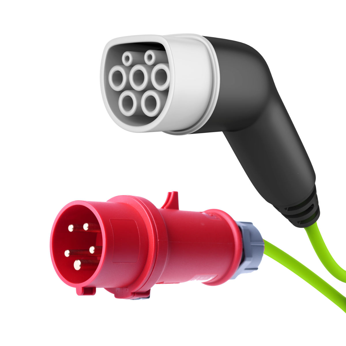 Typ 2 Ladekabel für Starkstrom (CEE-Steckdose) | e-mobileo